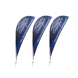 Sharkfin Banners & Sharkfin Flags | Printing Companies | Budget Banners